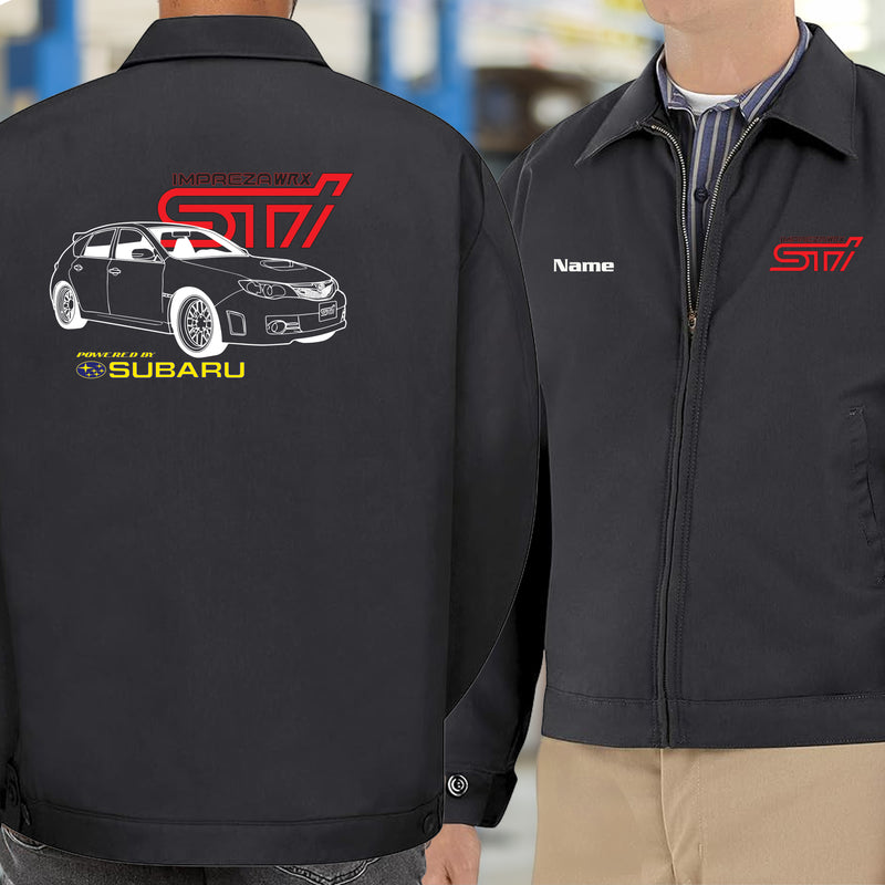 Subaru Impreza WRX STI Hatch (GR) Logo Mechanic's Jacket – Modified ...