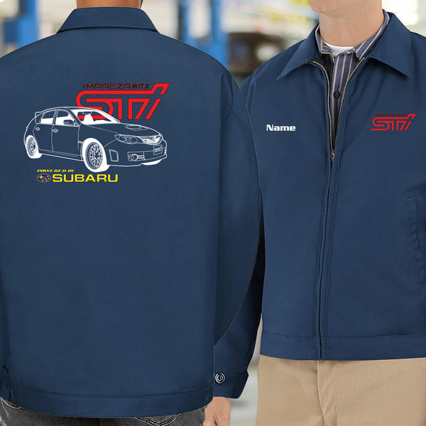 Subaru Impreza WRX STI Hatch (GR) Logo Mechanic's Jacket – Modified ...