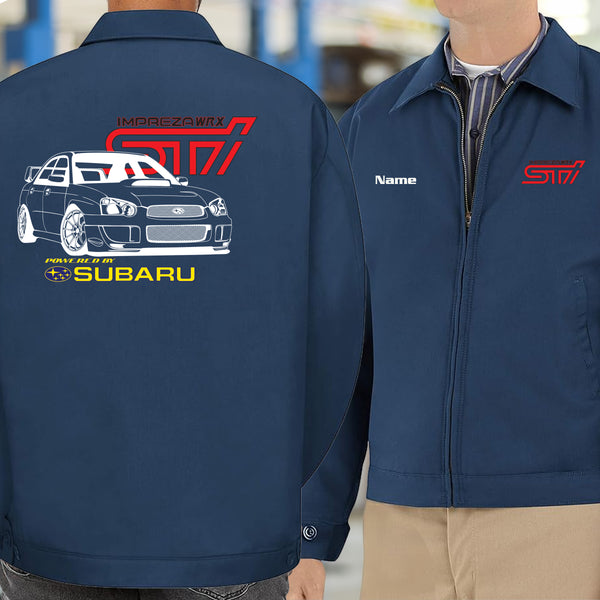 Subaru Impreza WRX STI (Blobeye) Logo Mechanic's Jacket – Modified racewear